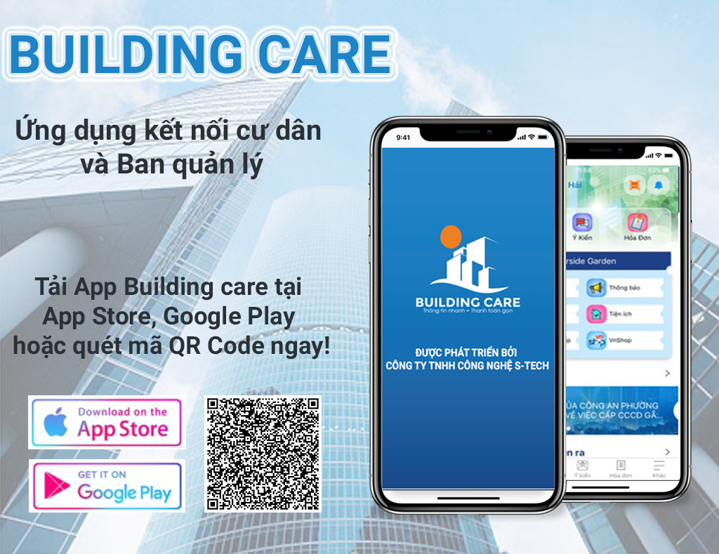 Hướng dẫn cài đặt ứng dụng Building Care dành cho cư dân